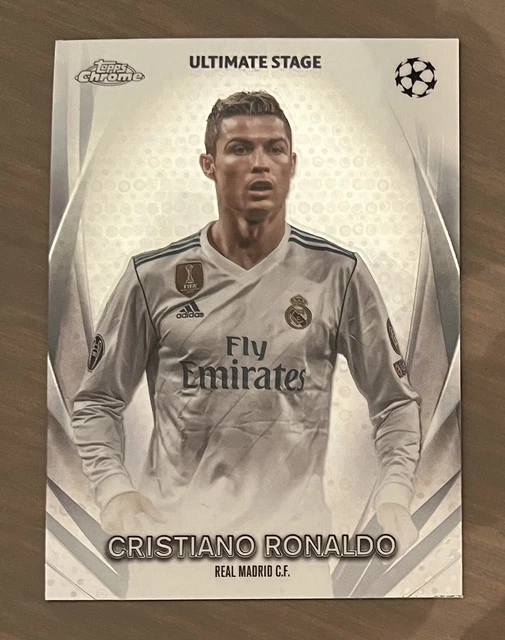 CARTA BASE TOPPS CROMATA UCC Ultimate Stage Cristiano Ronaldo CR7 Real Madrid EUR 31,58 ...