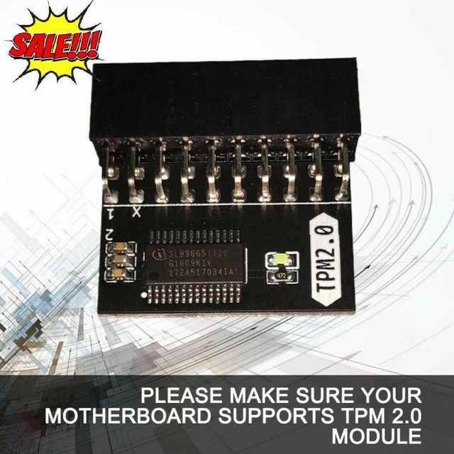 FOR ASUS TPM-L R2.0 Compatible Trusted Platform TPM Module Pin) (20 2.0 ...