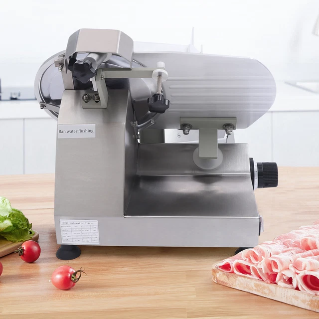 300W PRO MEAT Slicer Semi-auto Cutting Tool Commercial Food Meat ...