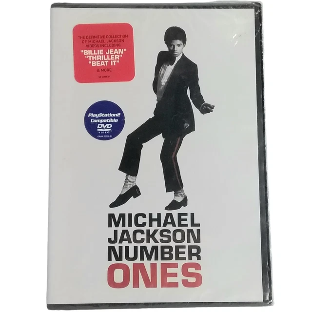 MICHAEL JACKSON NUMBER Ones DVD 2003 New PlayStation 2 Compatible Epic ...