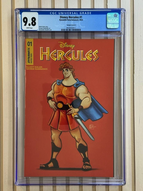 DISNEY HERCULES #1 2024 Dynamite Comics Alessandro Ranaldi variante CGC ...