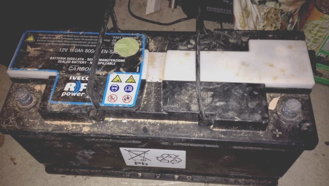 IVECO RF POWER EXIDE Carbon plus+ Sealed Battery 12V 110Ah 800A (EN-SAE ...