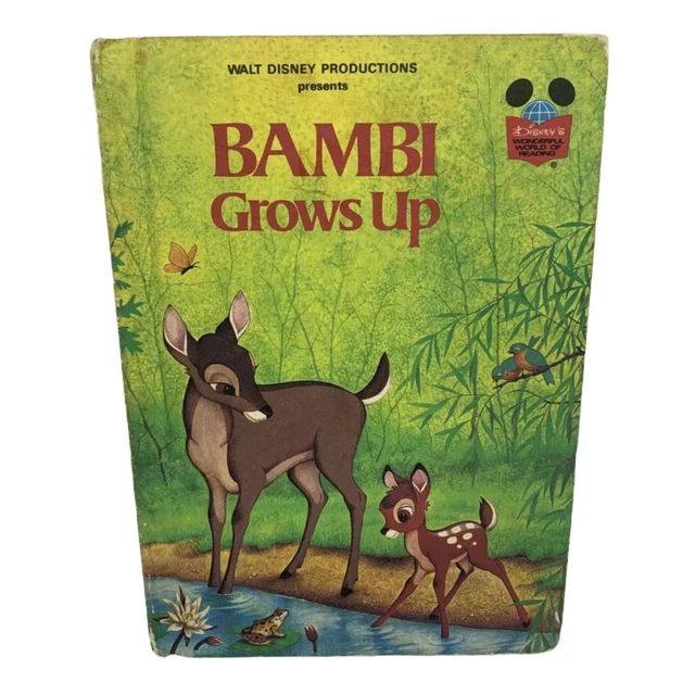 WALT DISNEY: BAMBI Grows Up - 1979 1st American First Edition Hardcover ...