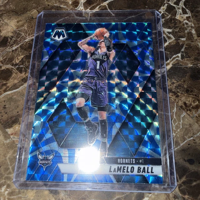 2024-25 PANINI MOSAIC - LaMelo Ball #190 Reactive Blue Mosaic Prizm $1. ...