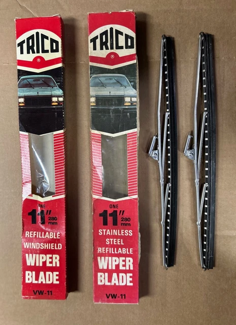 1970-77 VOLKSWAGEN BEETLE Trico VW-11 Stainless NOS Windshield Wiper ...