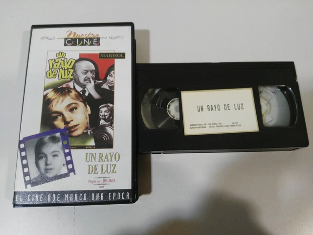 UN RAYON DE Lumière Luis Lucia Marisol 1960 - VHS Film Tape Castillan ...