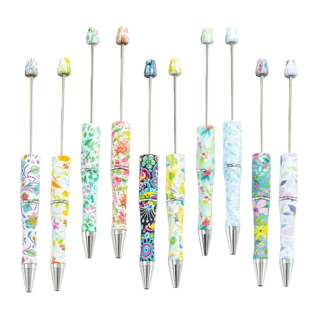 10X BEAD PEN Printable Ballpoint Pen DIY Beadable Pens Beaded Pen for ...