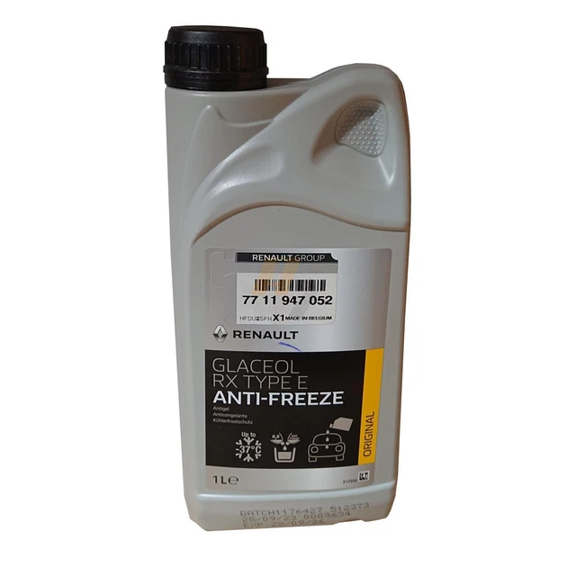 ANTIGELO LIQUIDO REFRIGERANTE original Glaceol Rx Tipo E 1L Verde ...