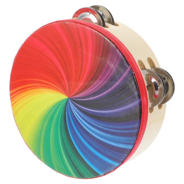 DOUBLE RANGÉE JINGLES Délicat Ronde Motif Arc-en- Instrument De Musique ...