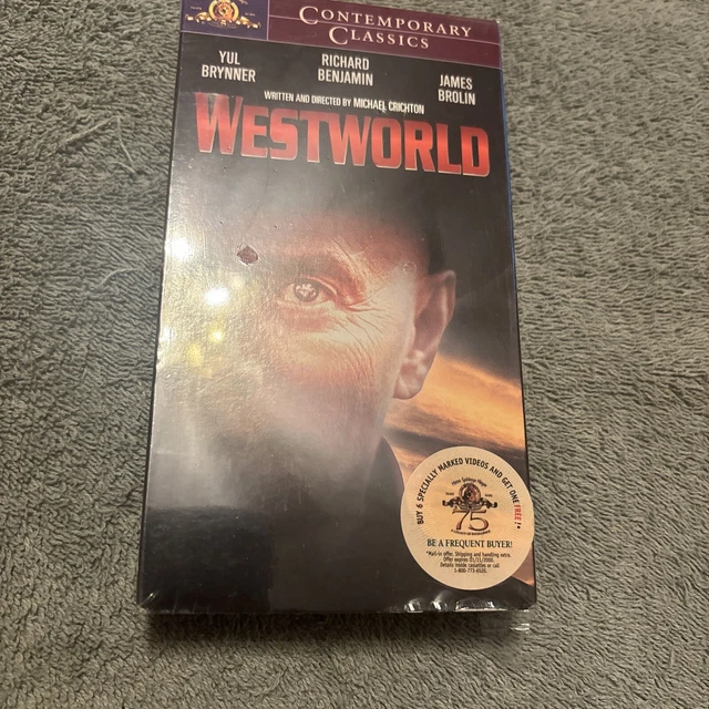 WESTWORLD VHS SEALED MGM UA Yul Brynner James Brolin PG £28.07 ...