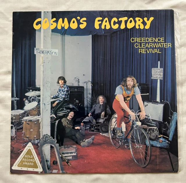 CREEDENCE CLEARWATER REVIVAL Cosmo’s Factory 1970 Misprint Label Aust ...