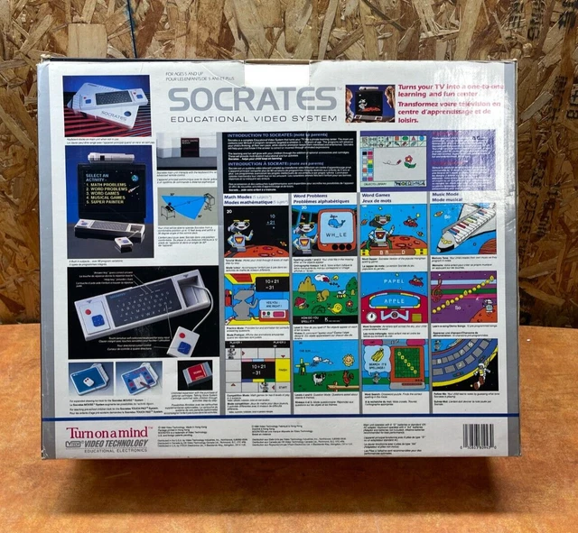 VINTAGE 1988 SOCRATES Educational Video System Learning Game New Open ...