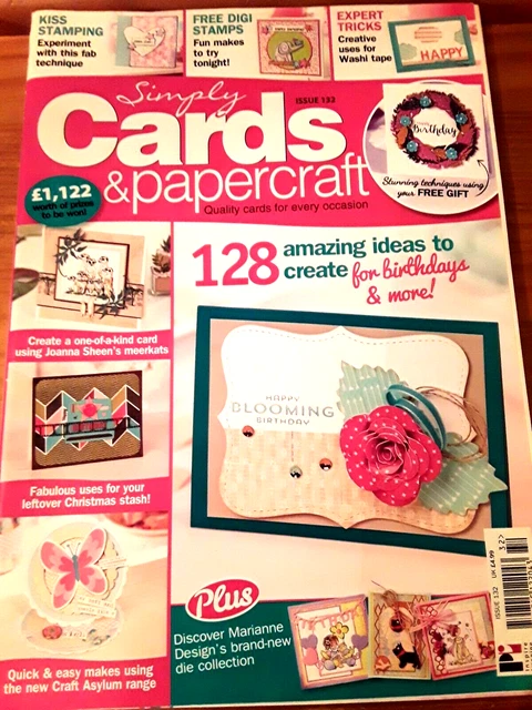 SIMPLY CARDS & Papercraft Magazine ISSUE 132 With 128 Card Making ...