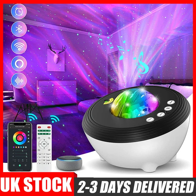 3D SMART AURORA LED App Starry Sky Star Projector Galaxy Night Lamp ...