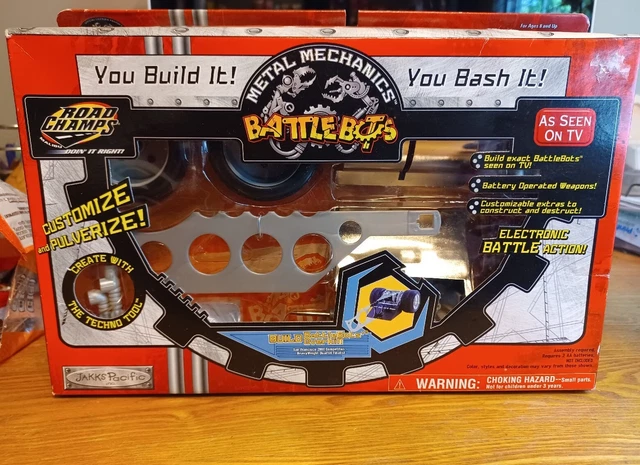 METAL MECHANICS BATTLE Bots OVERKILL Battlebot Building Kit NEW 2001 £ ...