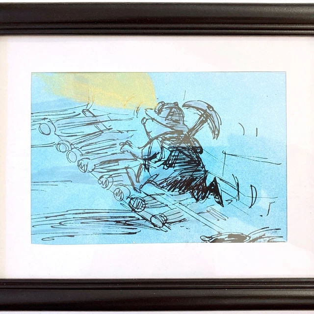 THE RESCUERS: ORIGINAL Storyboard Drawing by Disney Legend Ted Berman ...