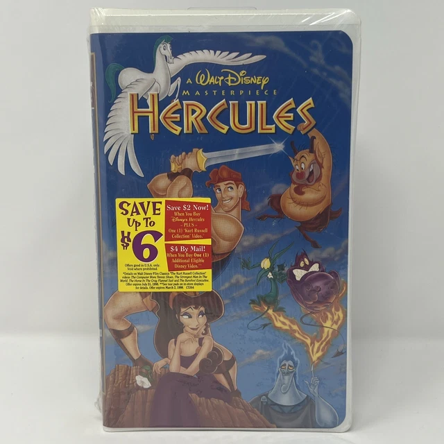 HERCULES VHS MOVIE Brand New Factory Sealed Walt Disney Kids Movie 1997 ...