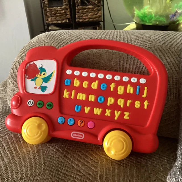 LITTLE TIKES ALPHABET and number bus with sounds, childrens toy £6.50 ...