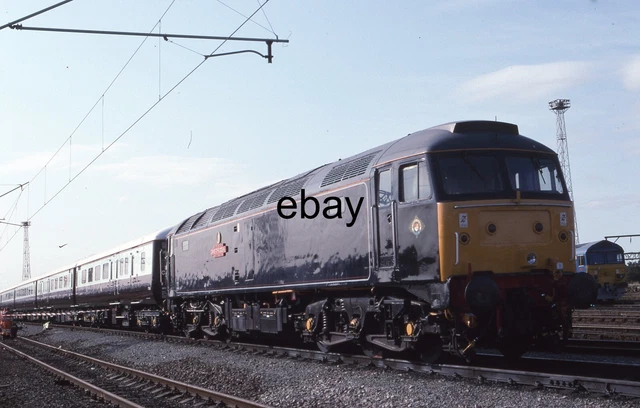 35MM RAILWAY SLIDE- Diesel Electric Loco Class 47. 47488 @ Crewe ...