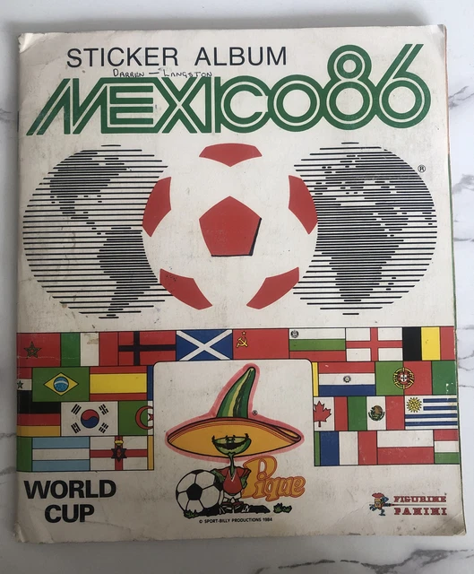 100% COMPLETE PANINI WORLD CUP MEXICO 1986 FOOTBALL STICKER ALBUM See ...