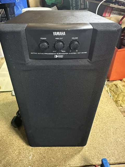 YAMAHA YST-SW80 ACTIVE Servo Processing Subwoofer 100W £57.01 - PicClick UK