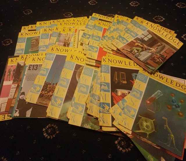 LARGE BOX OF Vintage 1960s Pictorial Knowledge Magazines £16.15 ...