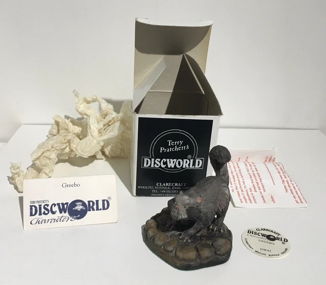 TERRY PRATCHETT'S DISCWORLD Characters - Clarecraft GREEBO Figurine ...