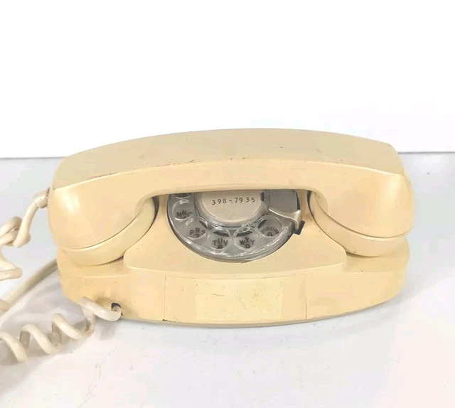 VINTAGE PRINCESS TELEPHONE Bell System Rotary Dial Phone Beige £18.67 ...