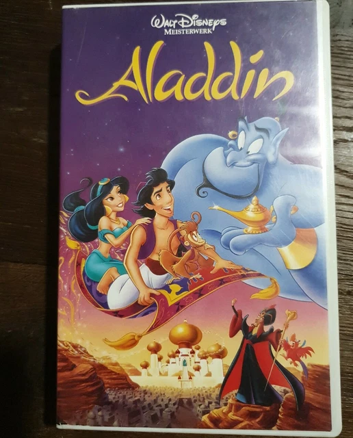 ALADDIN VHS ORIGINAL by Walt Disney's Masterpiece with Hologram ...
