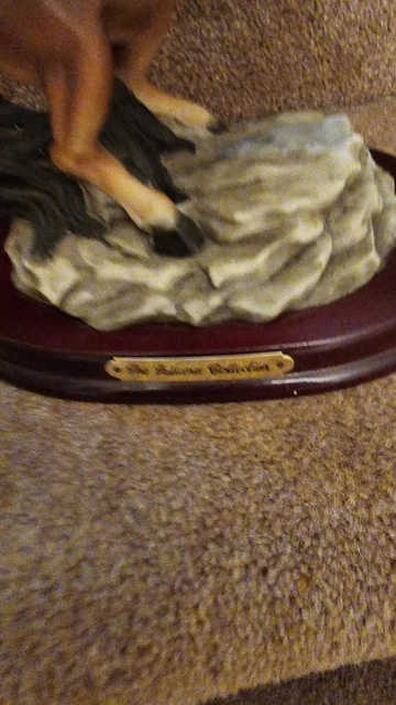 VINTAGE THE JULIANA Collection Rearing Stallion Horse, Resin Figurine ...