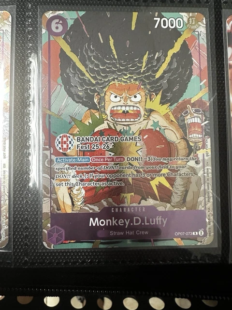 MONKEY.D.LUFFY (BANDAI CARD Games Fest 25-26) - One Piece Promo - Afro ...