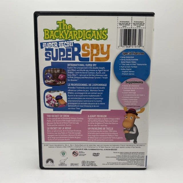 THE BACKYARDIGANS SUPER Secret Super Spy DVD 2007 £6.41 - PicClick UK