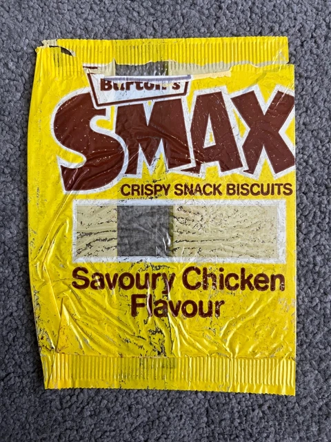 1970'S VINTAGE BURTON'S SMAX savoury chicken empty crisp packet £5.99 ...