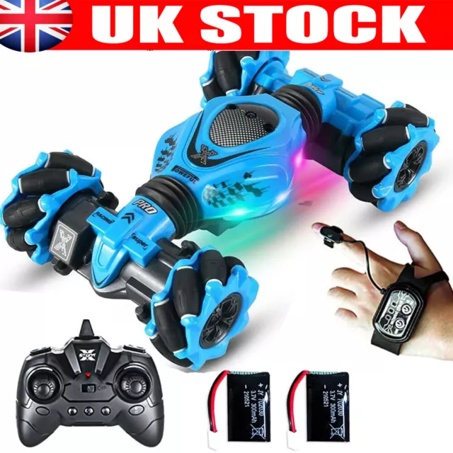 NEW REMOTE CONTROL 4WD 360° Rotation RC Stunt Car High Speed Off-Road ...