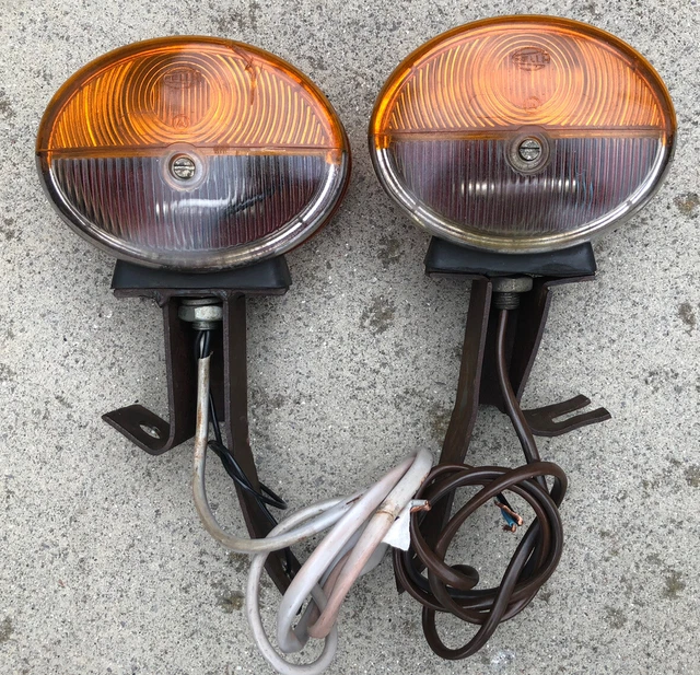 VINTAGE TRACTOR MASSEY Ferguson Fordson Major Tail Lights Hella Genuine ...