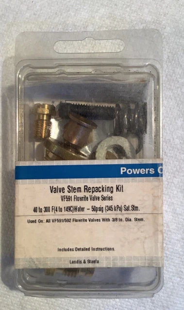 LANDIS AND GYR Powers controls Valve stem repacking kit 591 502 ,new £ ...