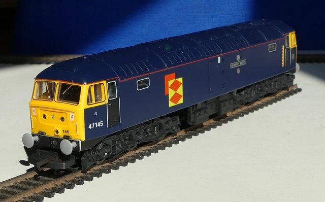 LIMA 204860 BR Class 47 47145 in "Euro" Blue Livery, Excellent, Boxed ...