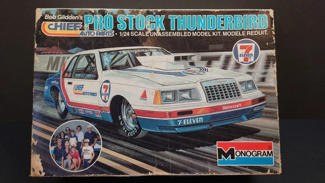 MONOGRAM FORD THUNDERBIRD Pro Stock - 1/24 Scale Model Kit Collection ...