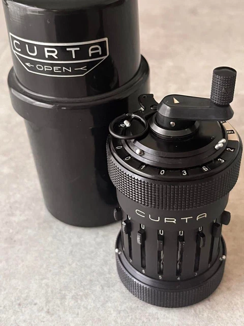 CURTA CALCULATOR TYPE 1 Mechanical Vintage From Japan $1,382.00 - PicClick
