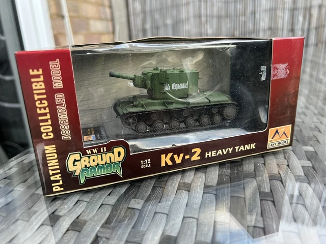 GROUND ARMOR KV-2 Heavy Tank Russian Army 1:72 SCALE TANK MODEL 36282 £ ...