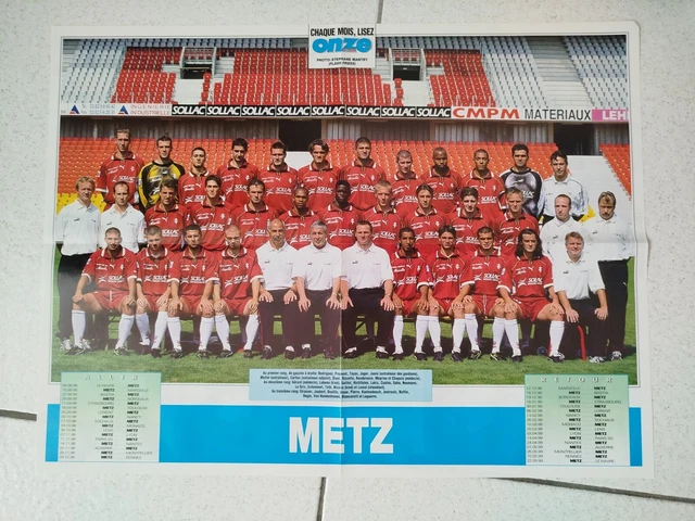 MAGAZINE ONZE MONDIAL affiche poster équipe du FC Metz EUR 4,00 - PicClick FR