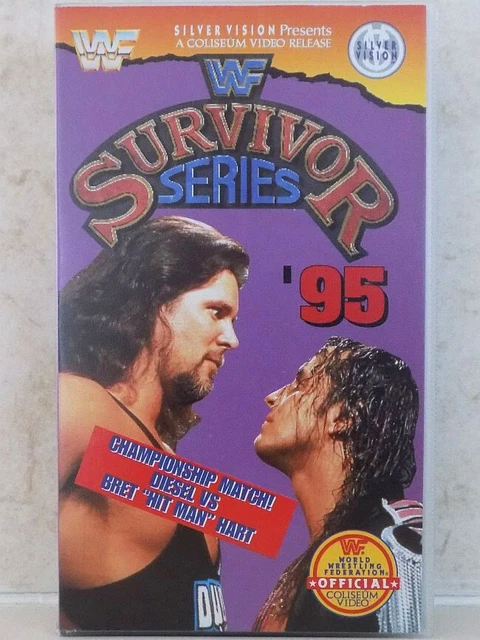 WWF SURVIVOR SERIES 95 1995 Wrestling Vhs Video Tape Wwe Diesel Bret ...