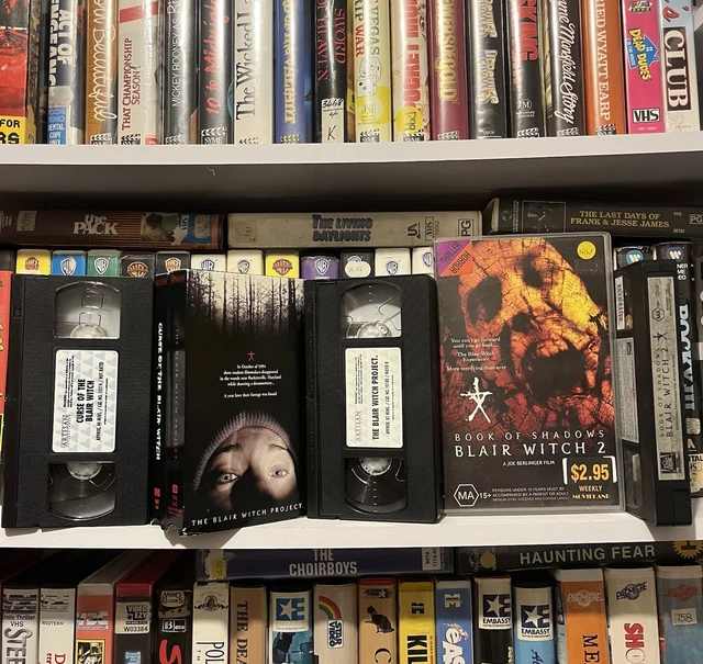 3X THE BLAIR Witch Project VHS Set Horror Bundle- 1,2 & Curse Of ...