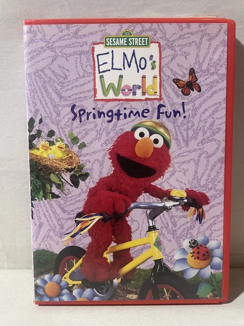 SESAME STREET ELMO’S World Springtime Fun! DVD 2002 VGC Vintage EUR 10 ...