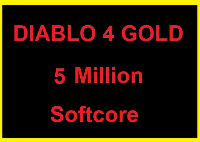 DIABLO 4 GOLD D4 DIABLO IV SC SOFTCORE 5 Million PC PS5 Xbox EUR 7,00 ...
