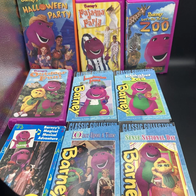 BARNEY LOT OF 9 VHS tapes-Vintage £20.36 - PicClick UK