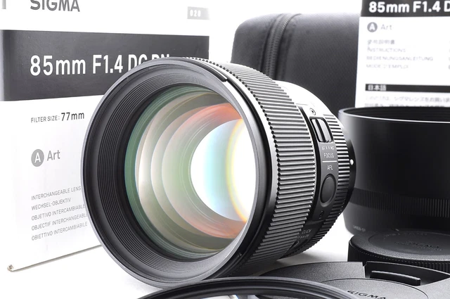 SIGMA 85MM F/1.4 DG DN 020 Art Lens for Sony E mount Original Box -MINT ...