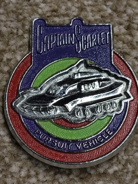 CAPTAIN SCARLET SPECTRUM Pursuit Vehicle 1960’s Metal Badge £5.91 ...