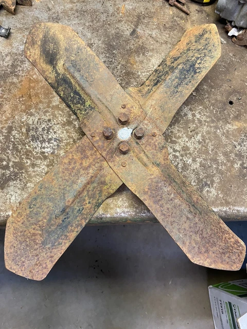 1952-1964 FORD I6 215-223-262 4 Blade Engine Cooling Fan 01B SC FOMOCO ...