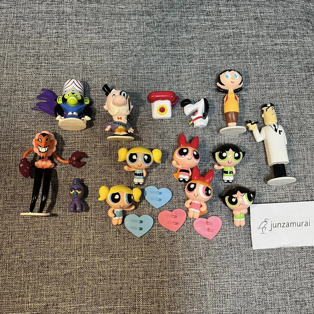 POWERPUFF GIRLS COLLECTION Figure Cartoon Network SEGA TOYS PPG SET ...